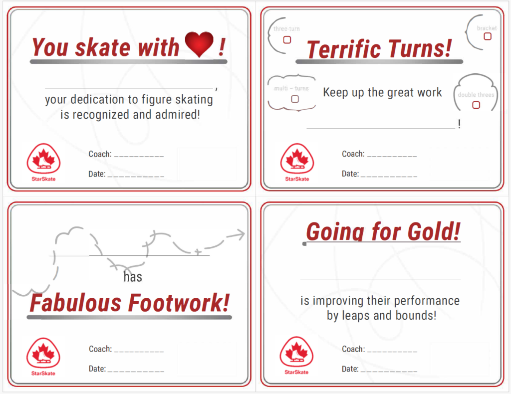STAR 1-5 Mini Reward Certificates, Set A – (English) – Materials Catalogue