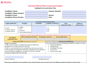 Technical Official Phase II Assessment Rubric (English) – Materials ...